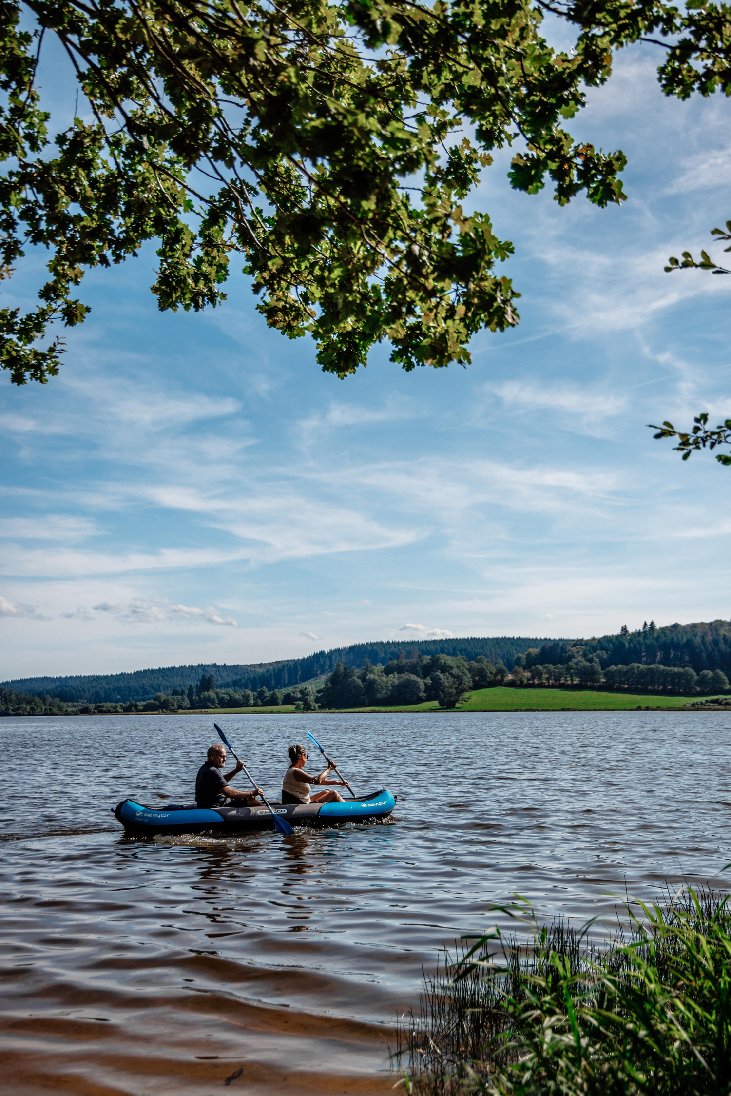 A lake prohibited for navigation with non-electric motors - The Explorers